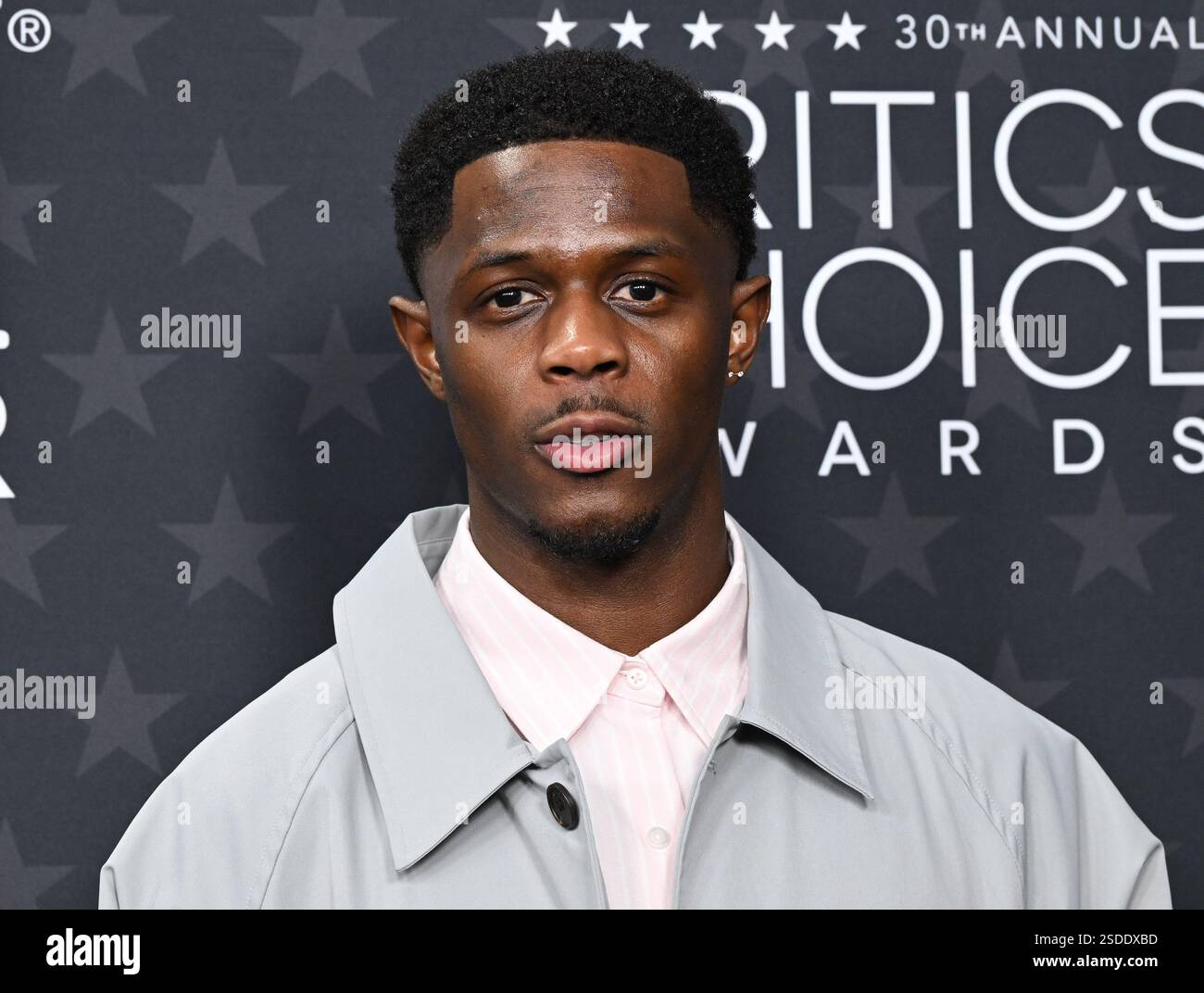 Santa Monica, USA. 07th Feb, 2025. Josiah Cross arriving to the 30th ...