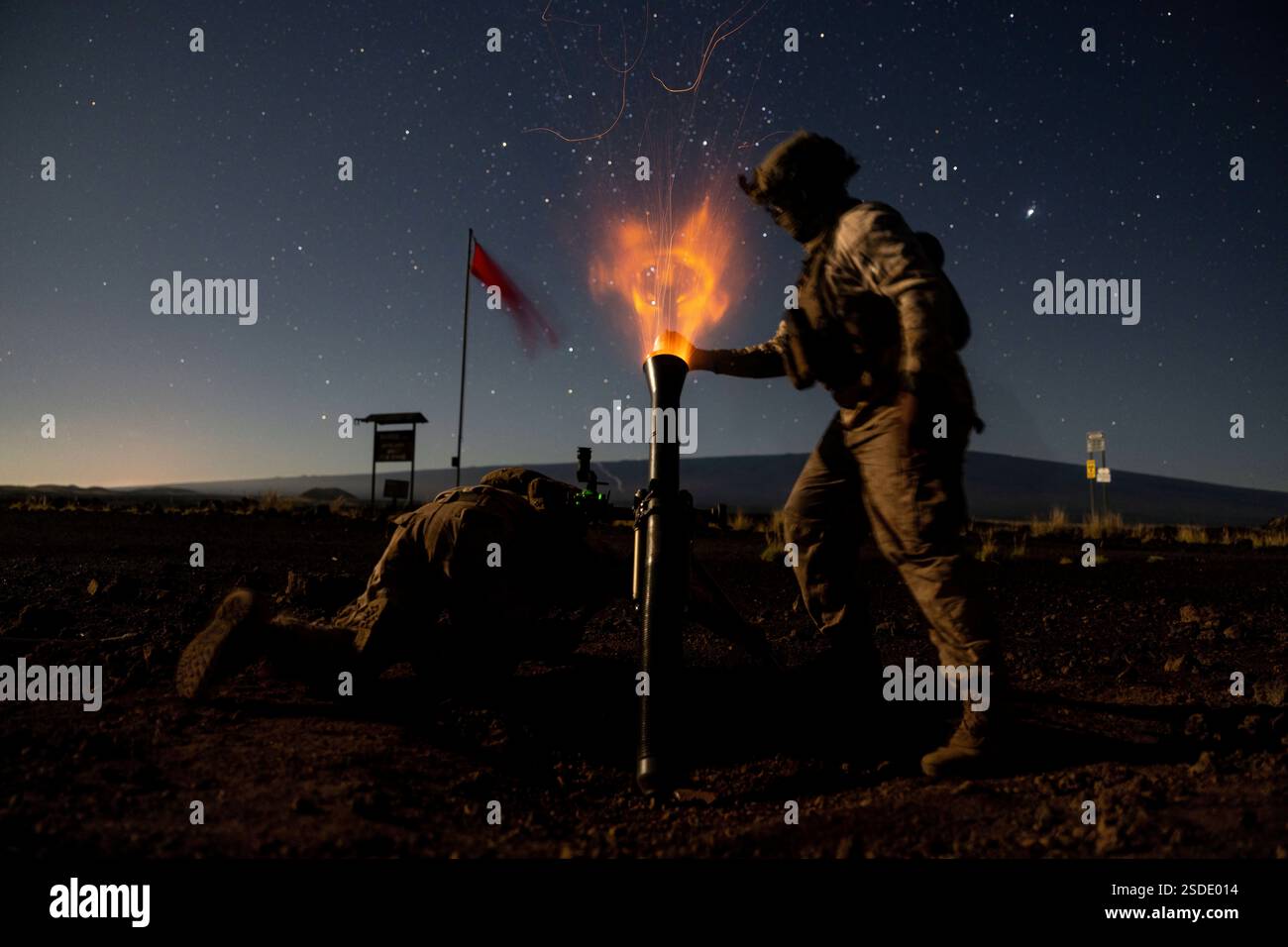 U.S. Marine Corps Sgt. Michael Rivera, right, a native of Nevada, and ...