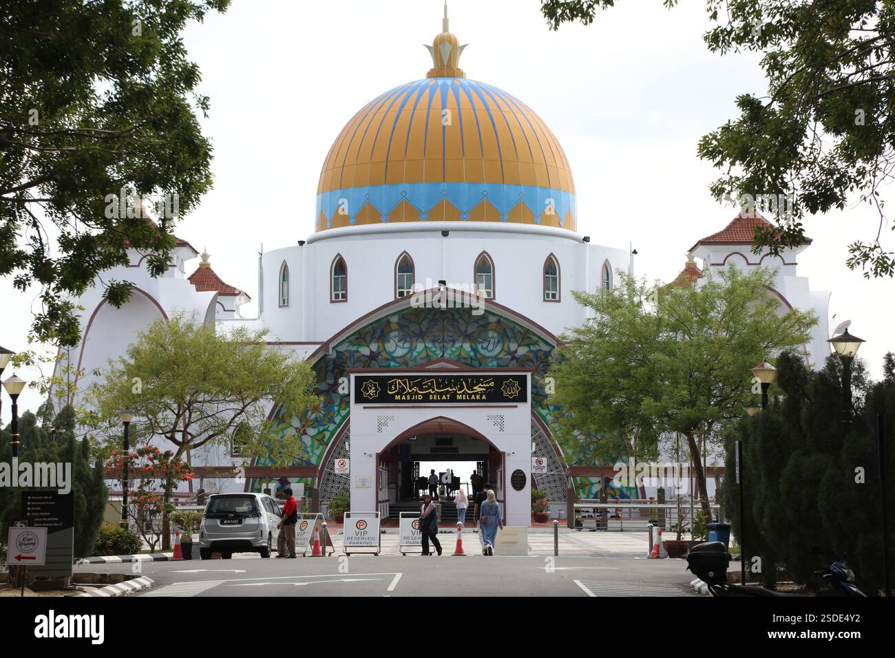 Malacca Straits Mosque (Malay: Masjid Selat Melaka) is a mosque located ...