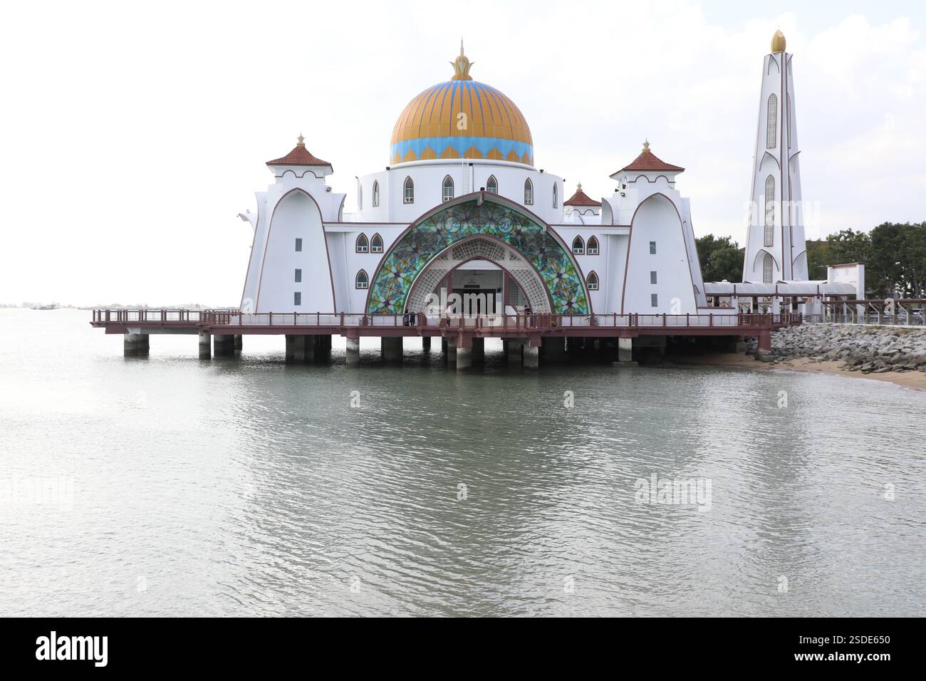 Malacca Straits Mosque (Malay: Masjid Selat Melaka) is a mosque located ...
