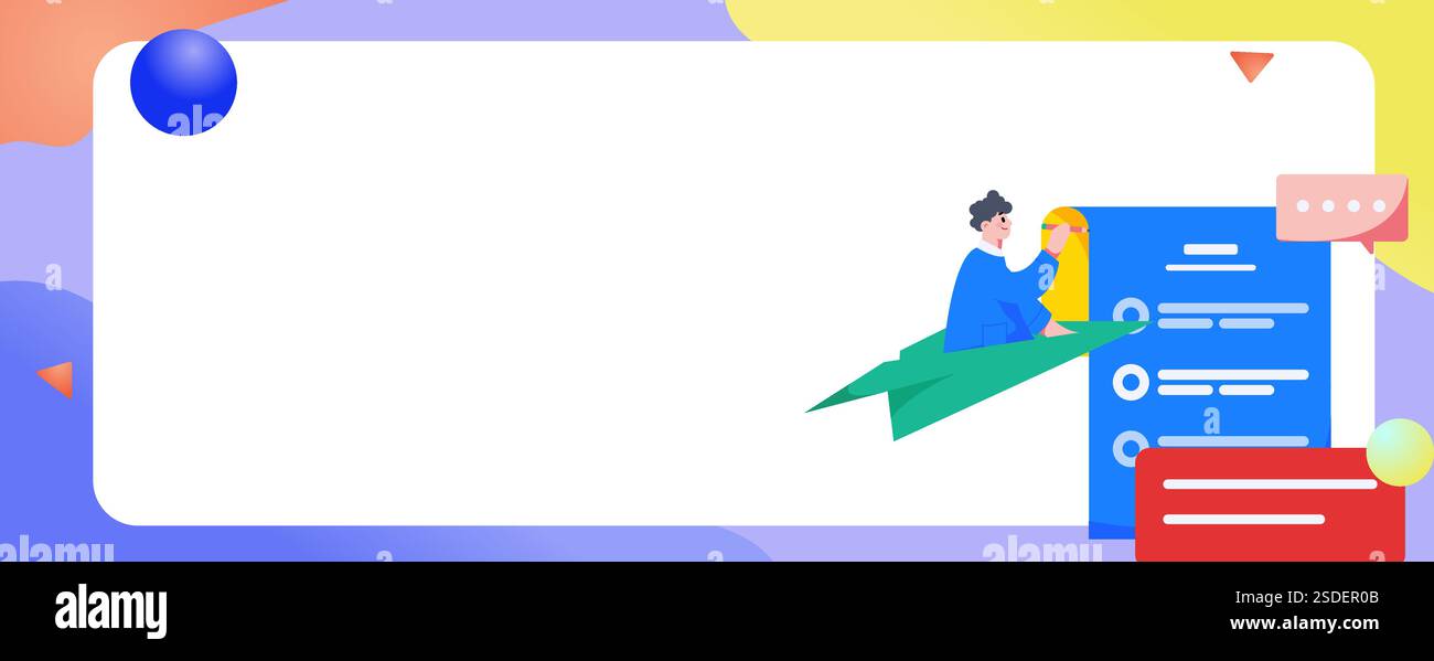 Invite friends to conduct questionnaire flat vector concept operation ...