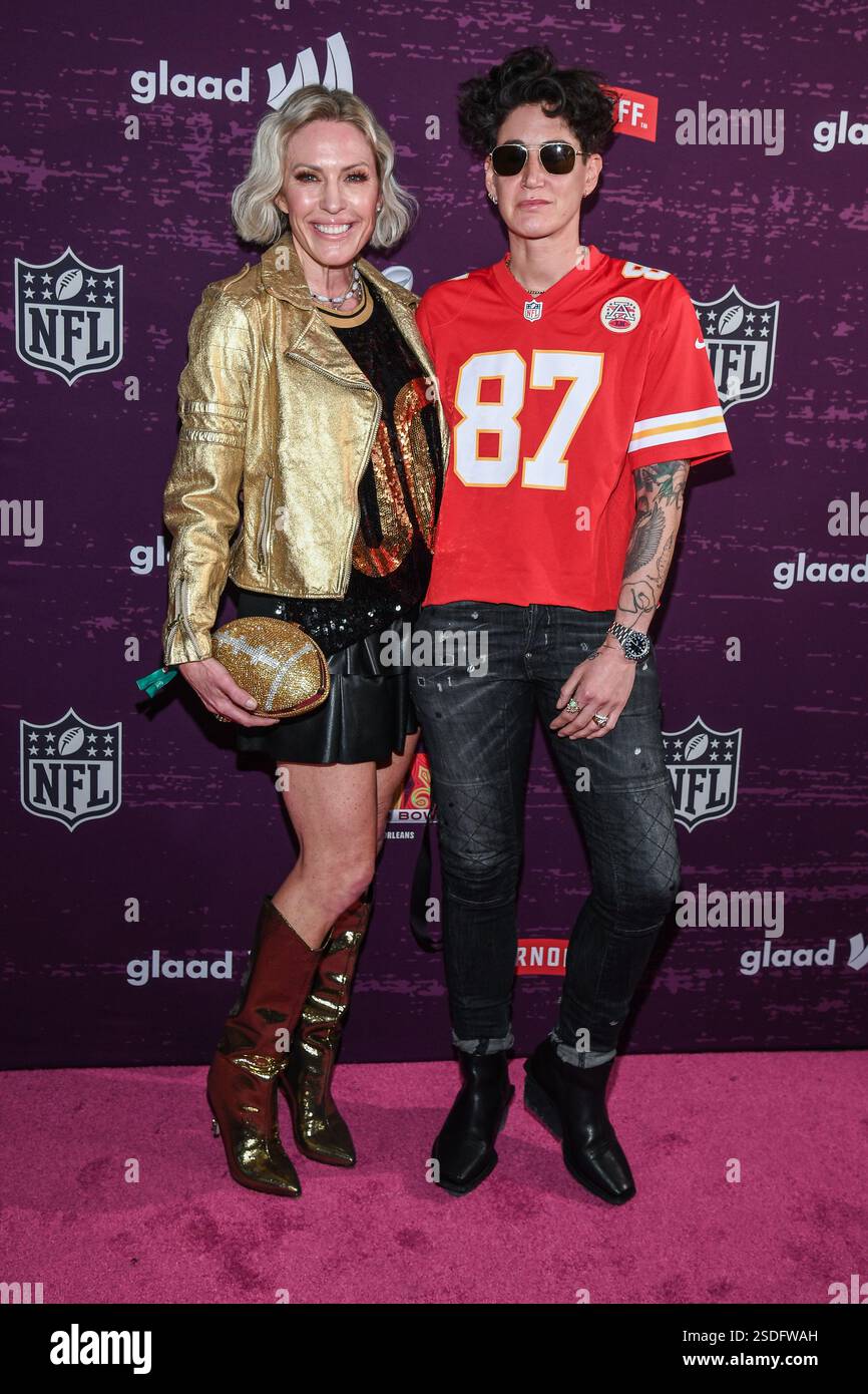 New Orleans, USA. 07th Feb, 2025. Braunwyn Windham-Burke, Jennifer ...