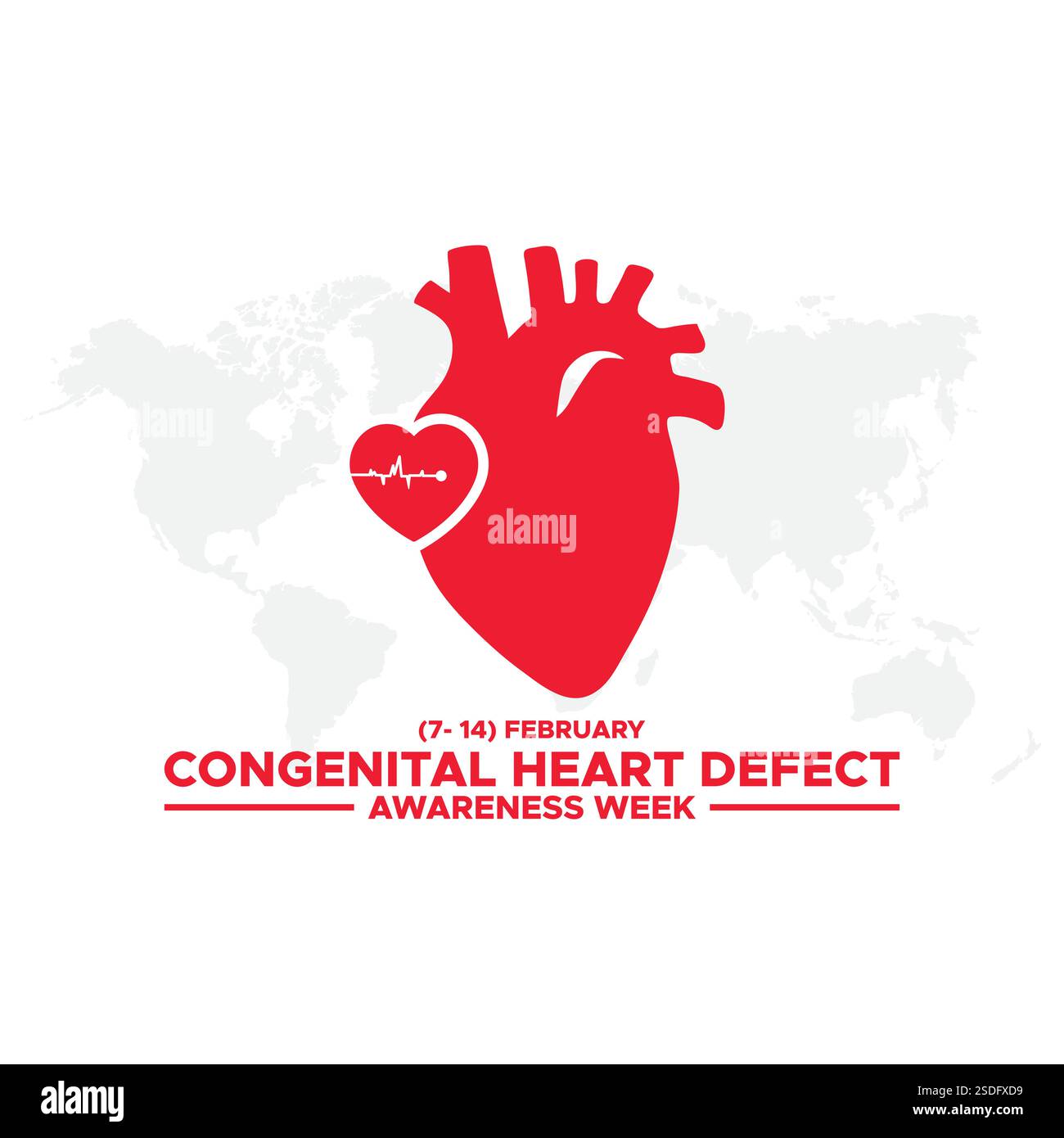Congenital Heart Defect Awareness Week observed each year during February 7–14 .Calligraphy ...