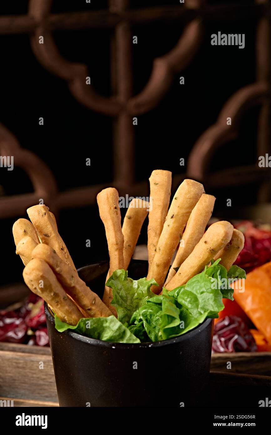 Hot pot ingredients crispy fried dough sticks Stock Photo - Alamy
