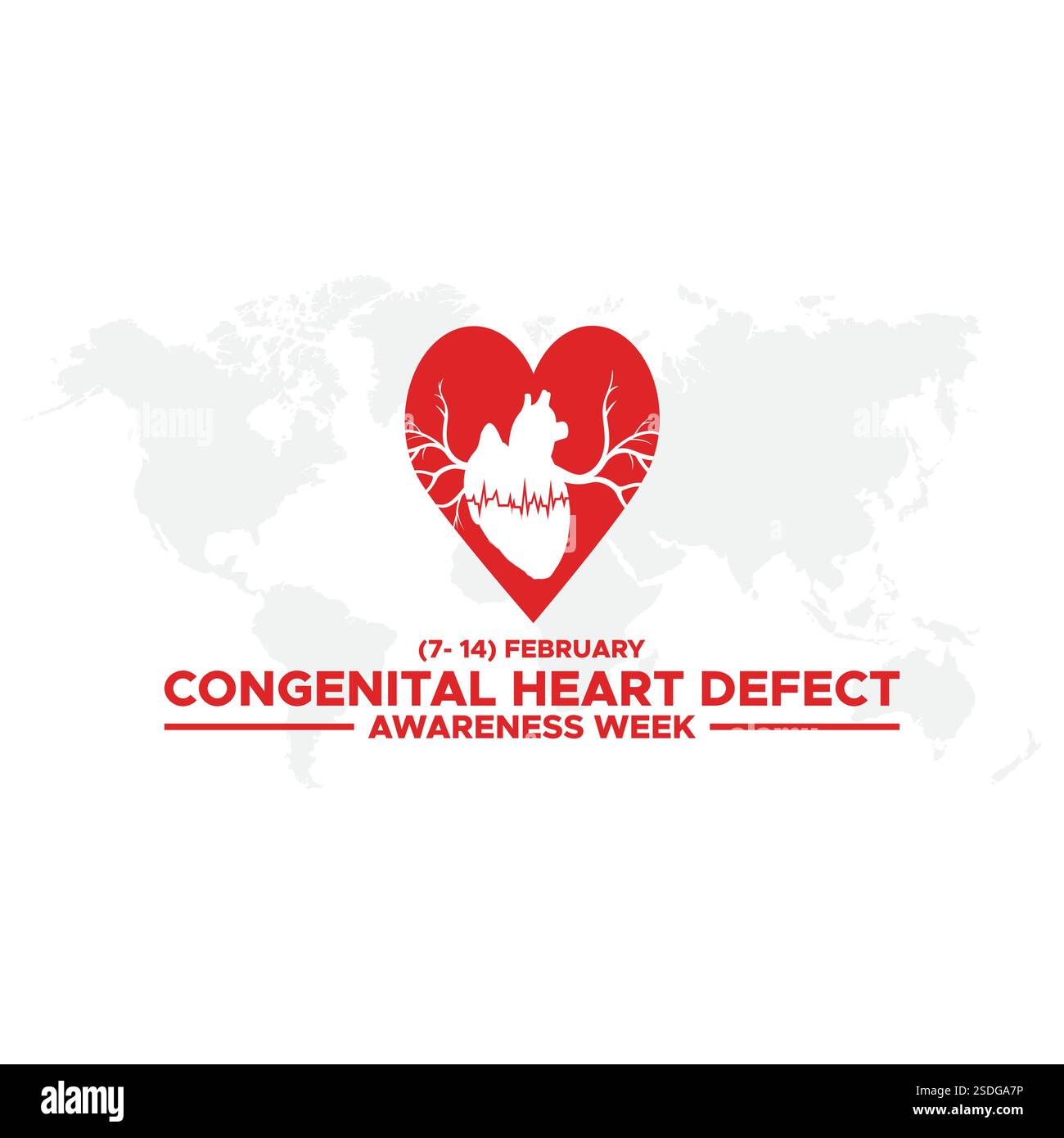 Congenital Heart Defect Awareness Week observed each year during February 7–14 .Calligraphy ...