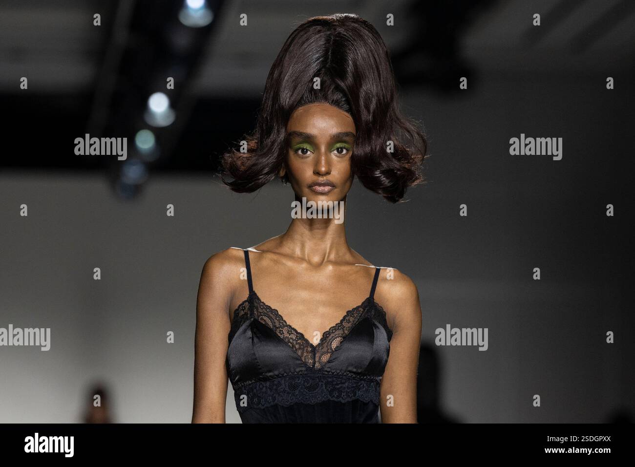 Model walks runway during Christian Cowan show at New York Fashion Week ...
