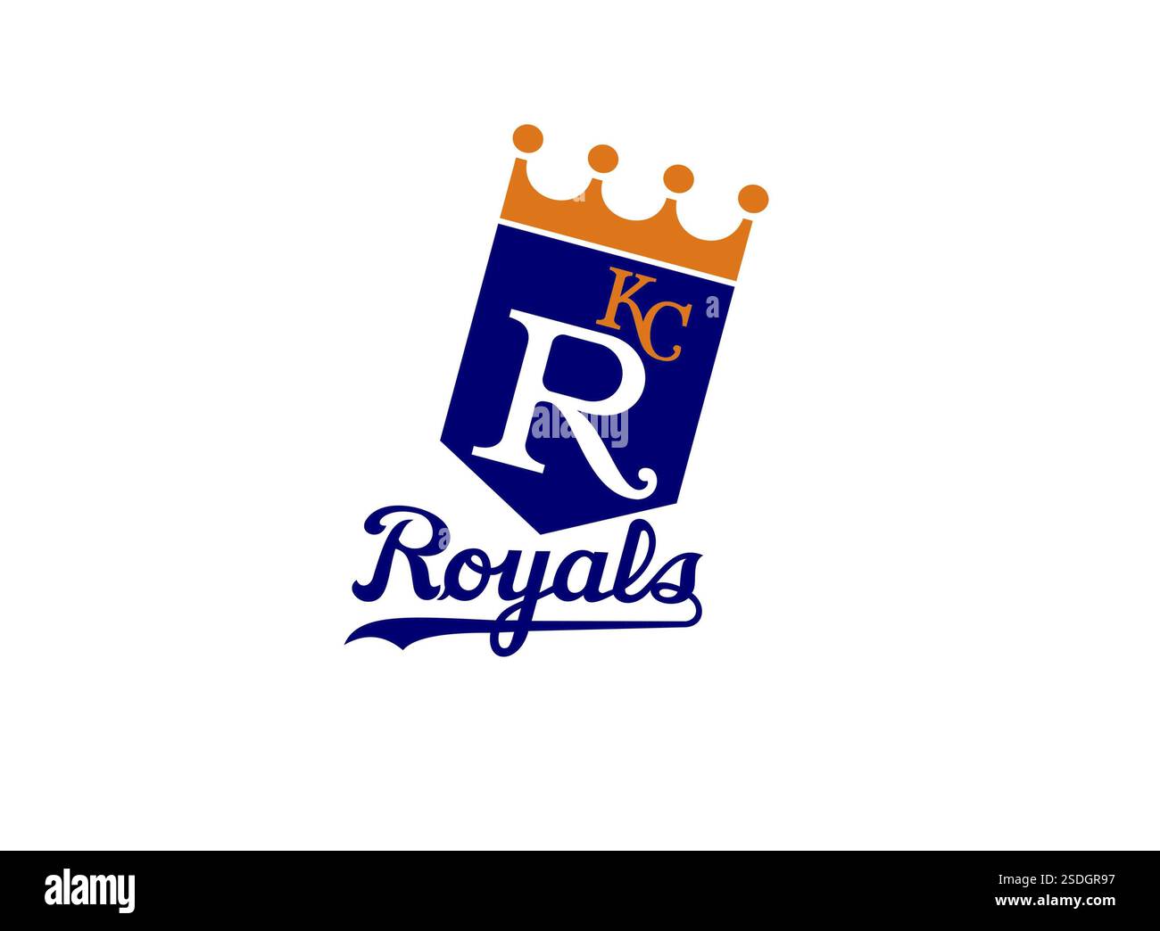 Rotated to right, Kansas City Royals Logo 1979, Baseball, Historic Logo ...