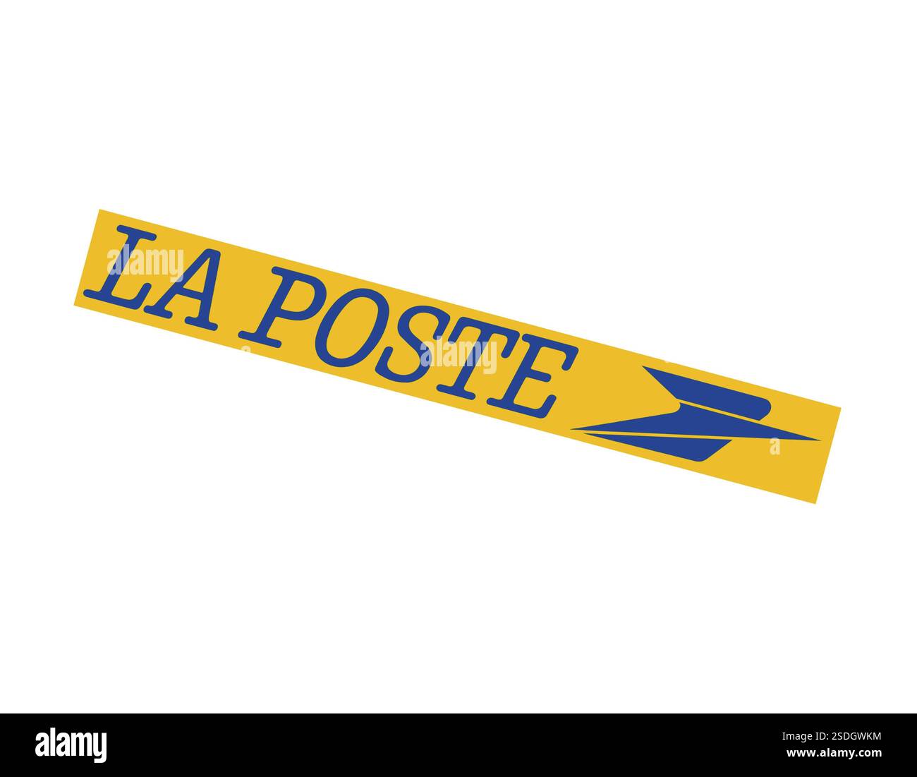 Rotated to right, La Poste Logo 1984, Organization, Historic Logo from 1984 Stock Photo - Alamy
