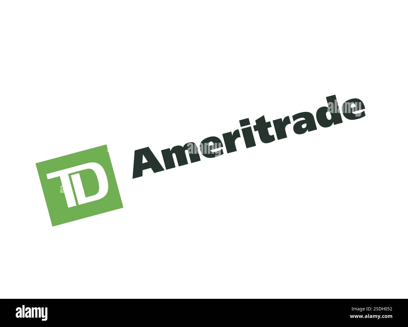 Nach links gedreht, TD Ameritrade Logo, Finance, Logo Stock Photo - Alamy