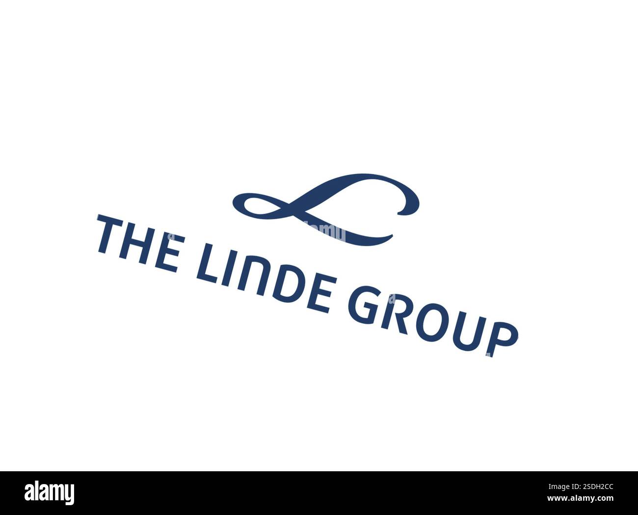 Rotated to right, Linde Group Logo, Organization, Logo Stock Photo - Alamy
