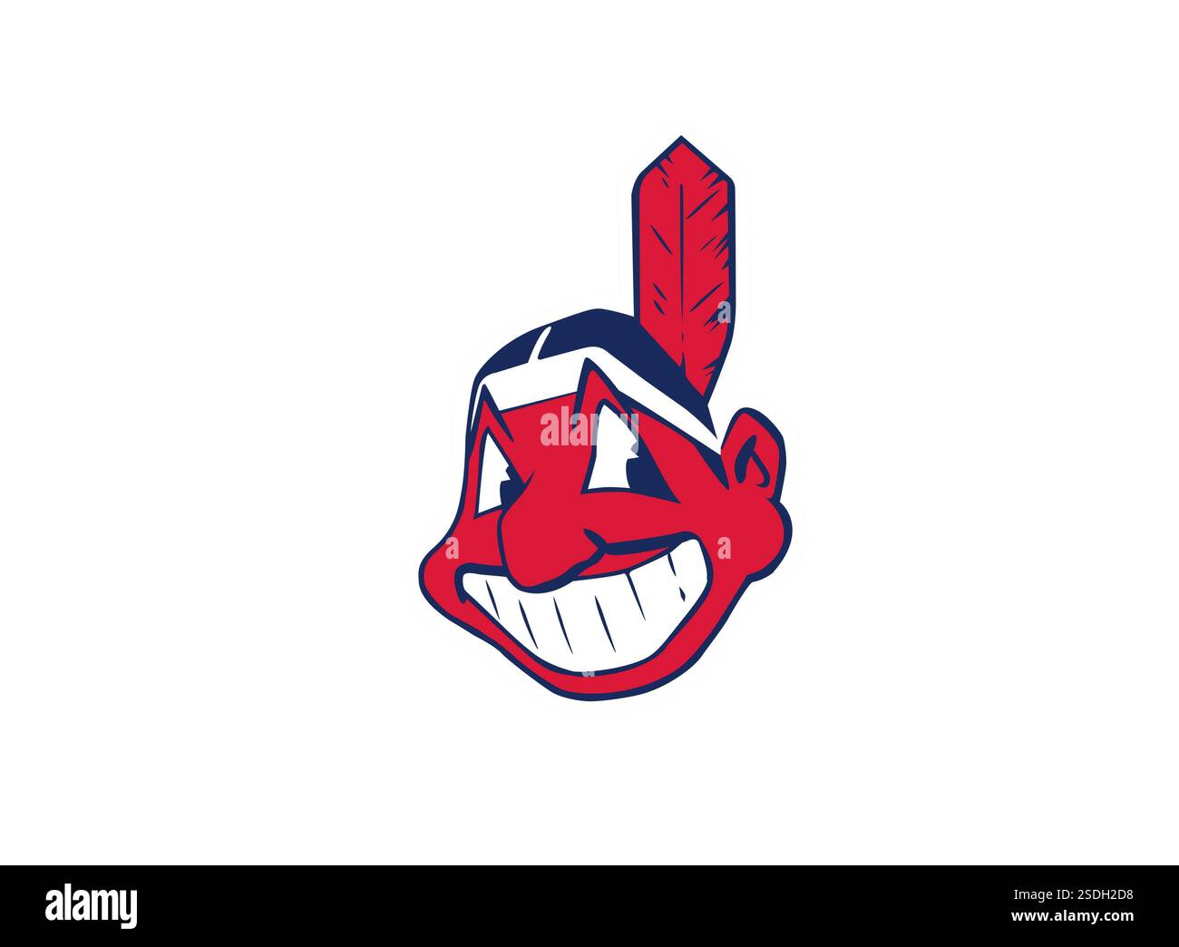 Rotated to left, Cleveland Indians Logo 1986, Baseball, Old Logo from ...