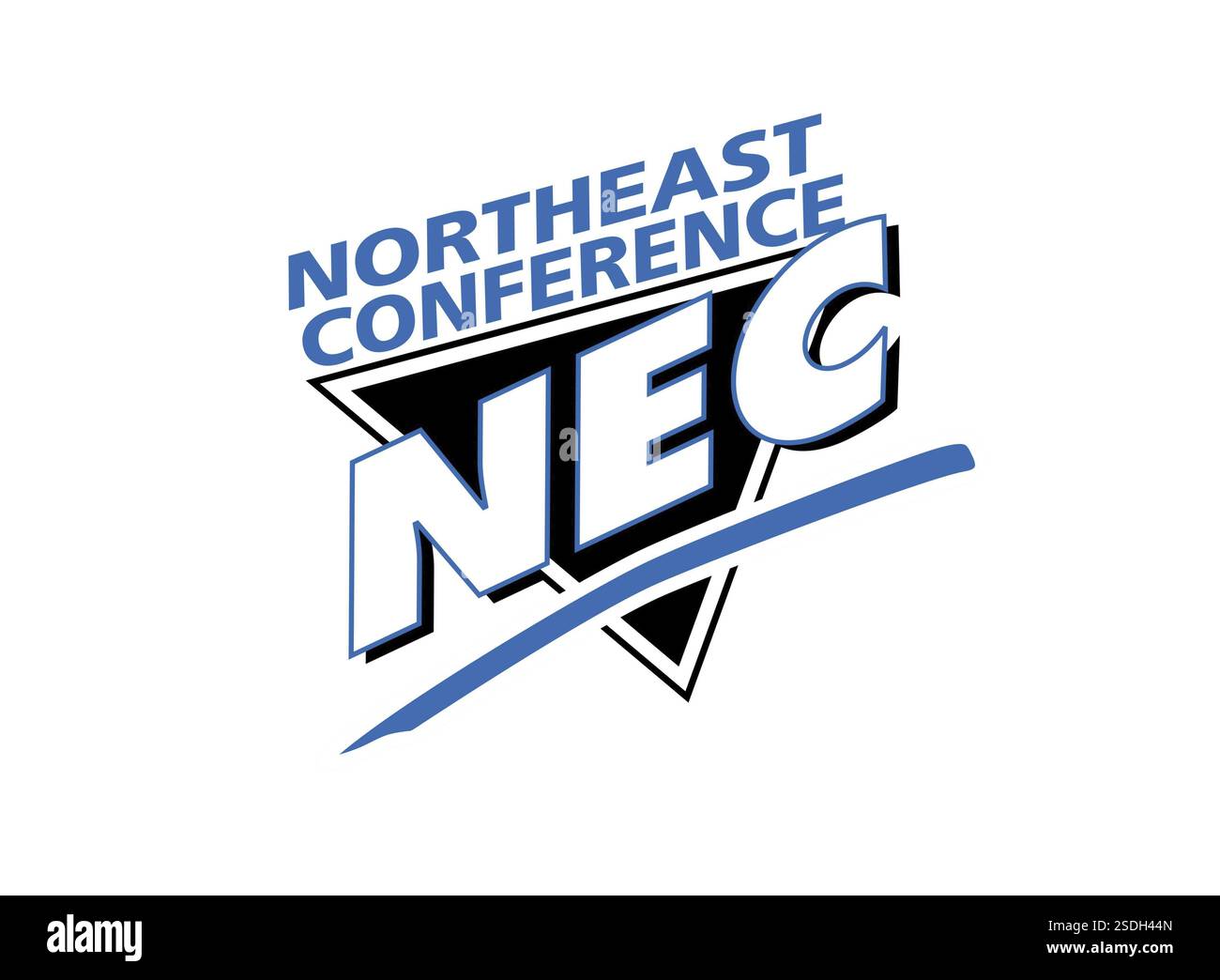 Turned to the left, Northeast Conference Logo, American Colleges ncaa ...