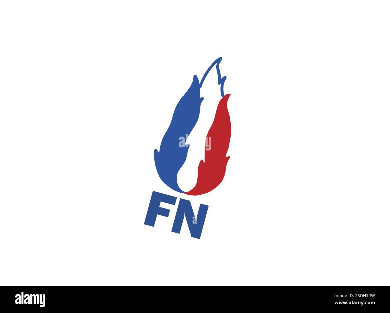 Rotated to right, Le Rassemblement National Logo 1990, Organization ...