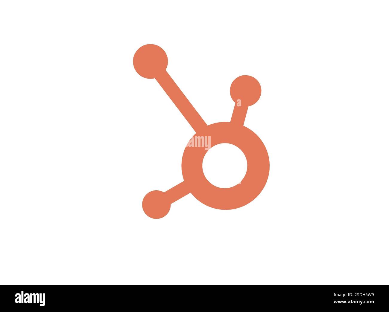 Rotated to right, HubSpot Emblem, Software, Logo Stock Photo - Alamy