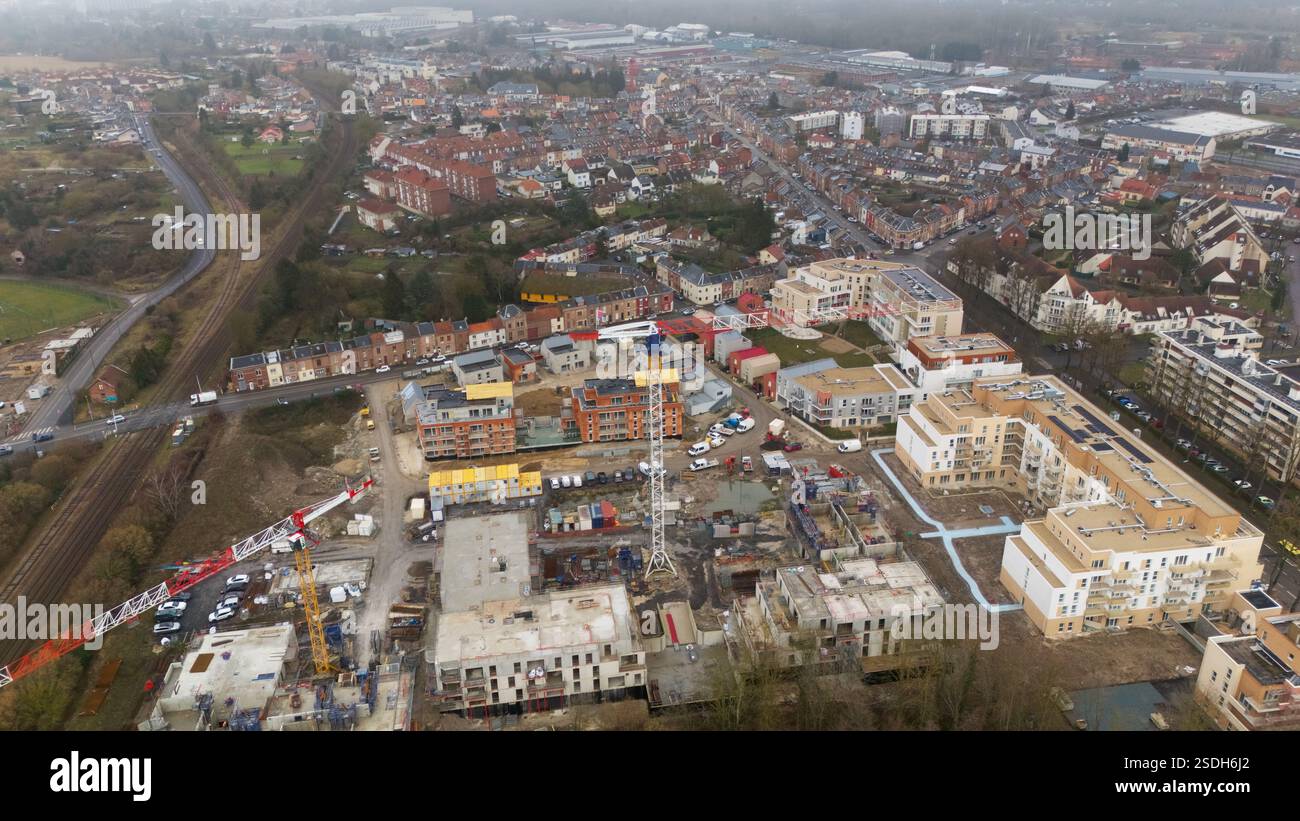 Industrial complex adjacent roads aerial hi-res stock photography and ...