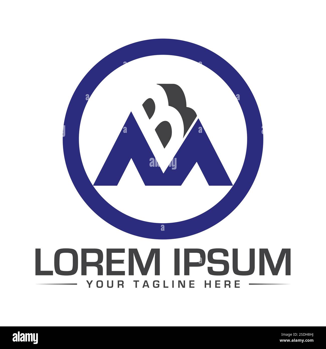 MB Letter Logo Design Stock Vector Image & Art - Alamy