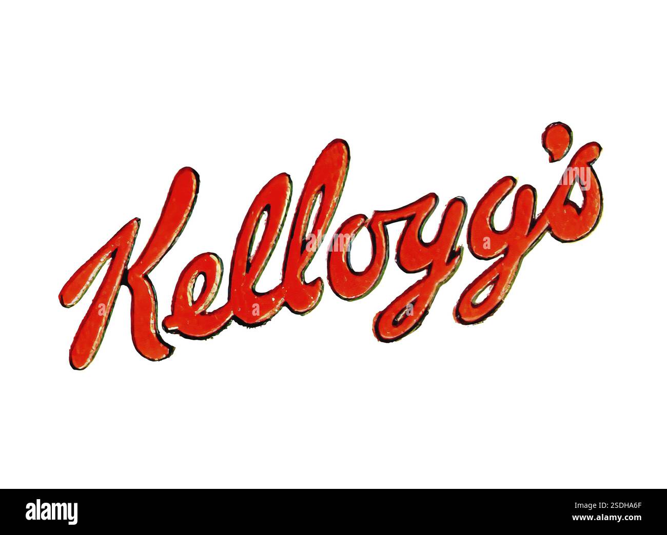 Rotated to left, Kellogg's Logo 1916, Food, Old Logo from 1916 Stock Photo - Alamy