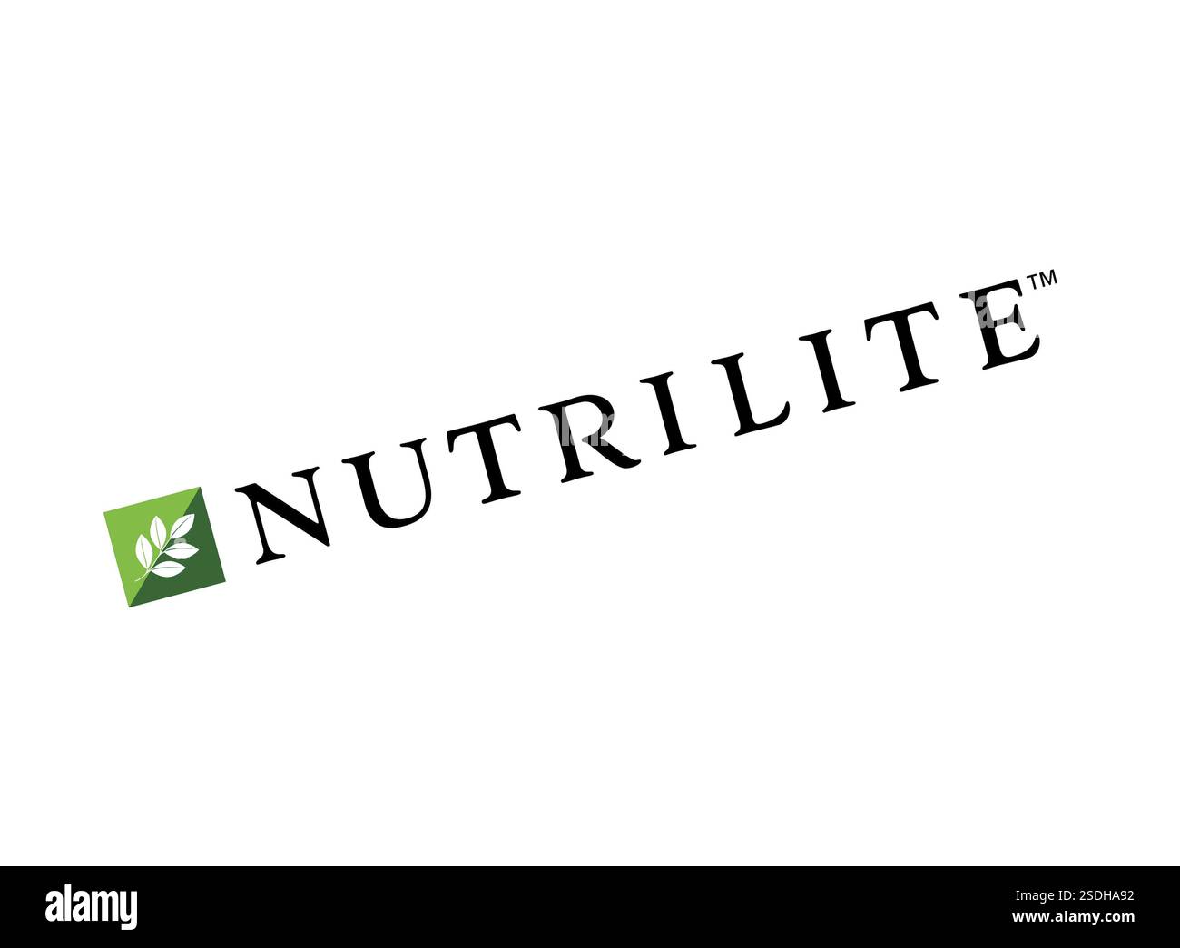 Turned to the left, Nutrilite logo, Cosmetics, Logo Stock Photo - Alamy