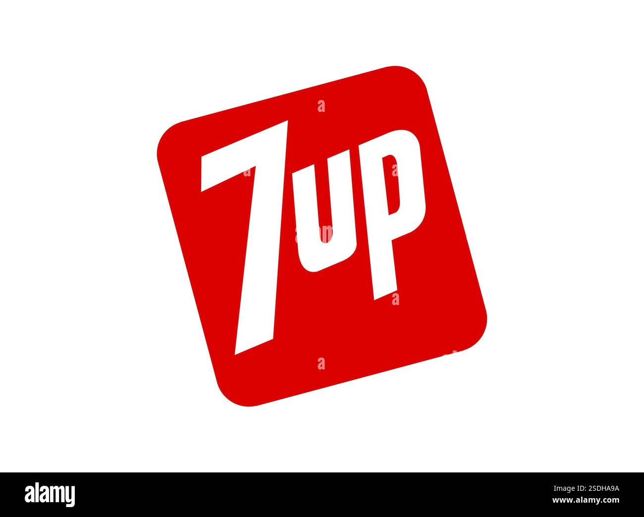 Rotated to left, 7Up Logo 1968, Drink, Old Logo from 1968 Stock Photo ...