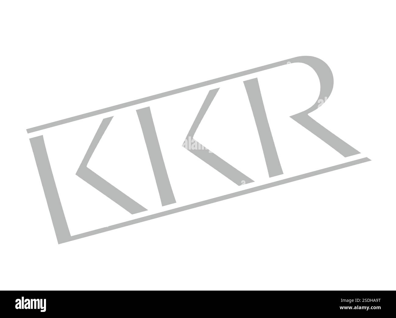 Rotated to left, KKR Logo 1976, Finance, Old Logo from 1976 Stock Photo ...