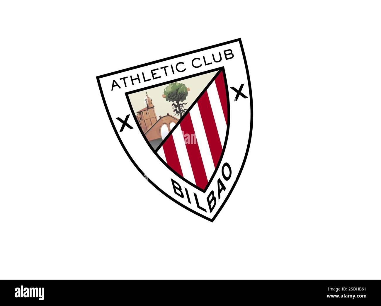 Rotated to left, Athletic Bilbao Logo, Soccer, Logo Stock Photo - Alamy