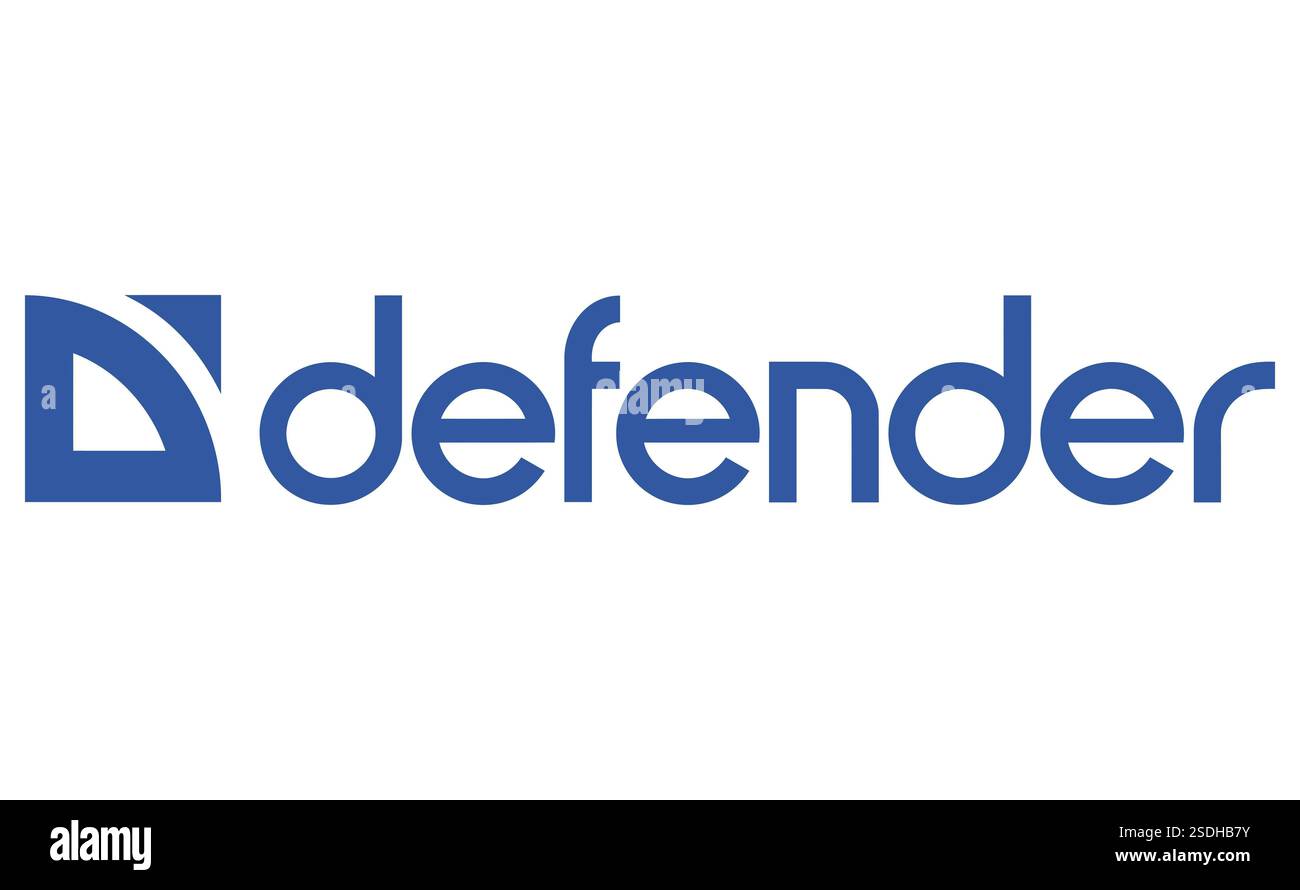 Defender logo, Technology, Logo Stock Photo - Alamy