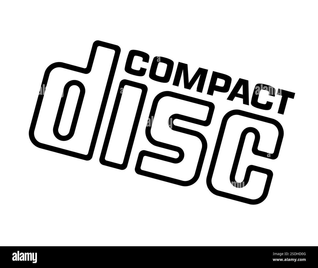 Rotated to right, Compact Disk Logo, Technology, Logo Stock Photo - Alamy