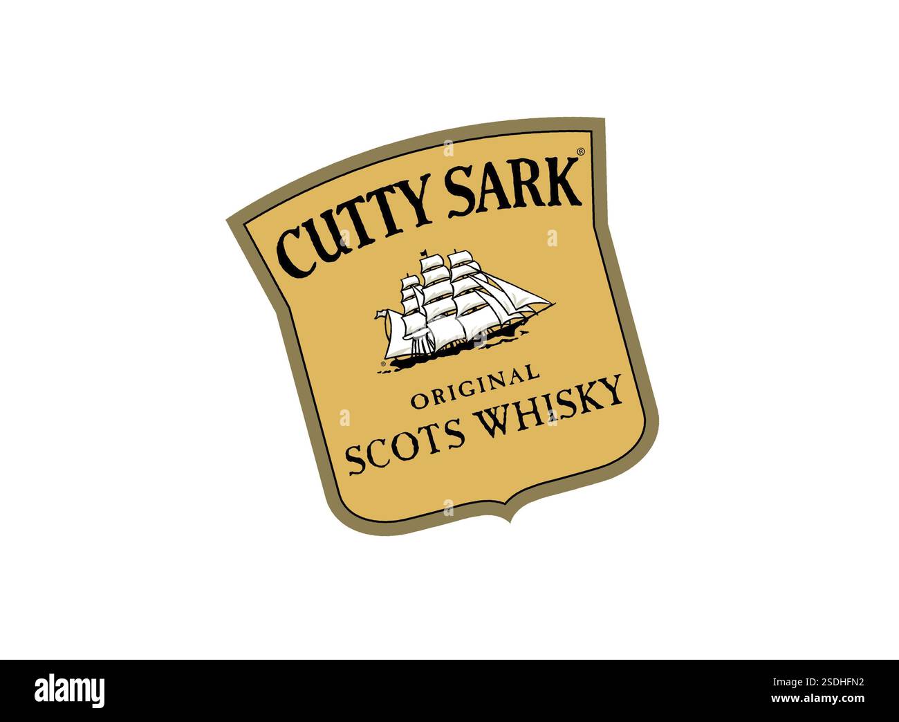Rotated to left, Cutty Sark logo, Drink, Logo Stock Photo - Alamy