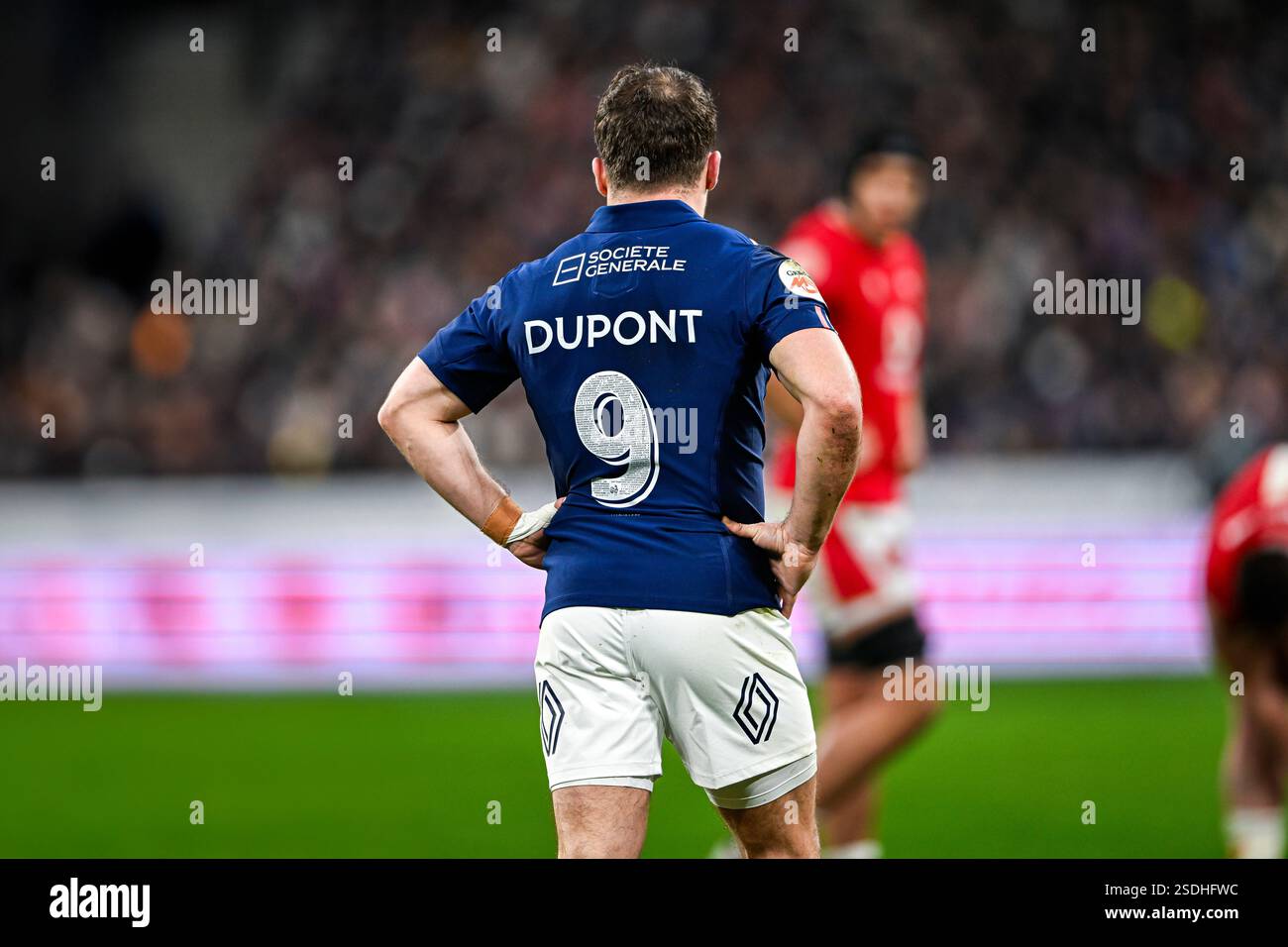 Antoine Dupont during the 6 or Six Nations Championship rugby match ...