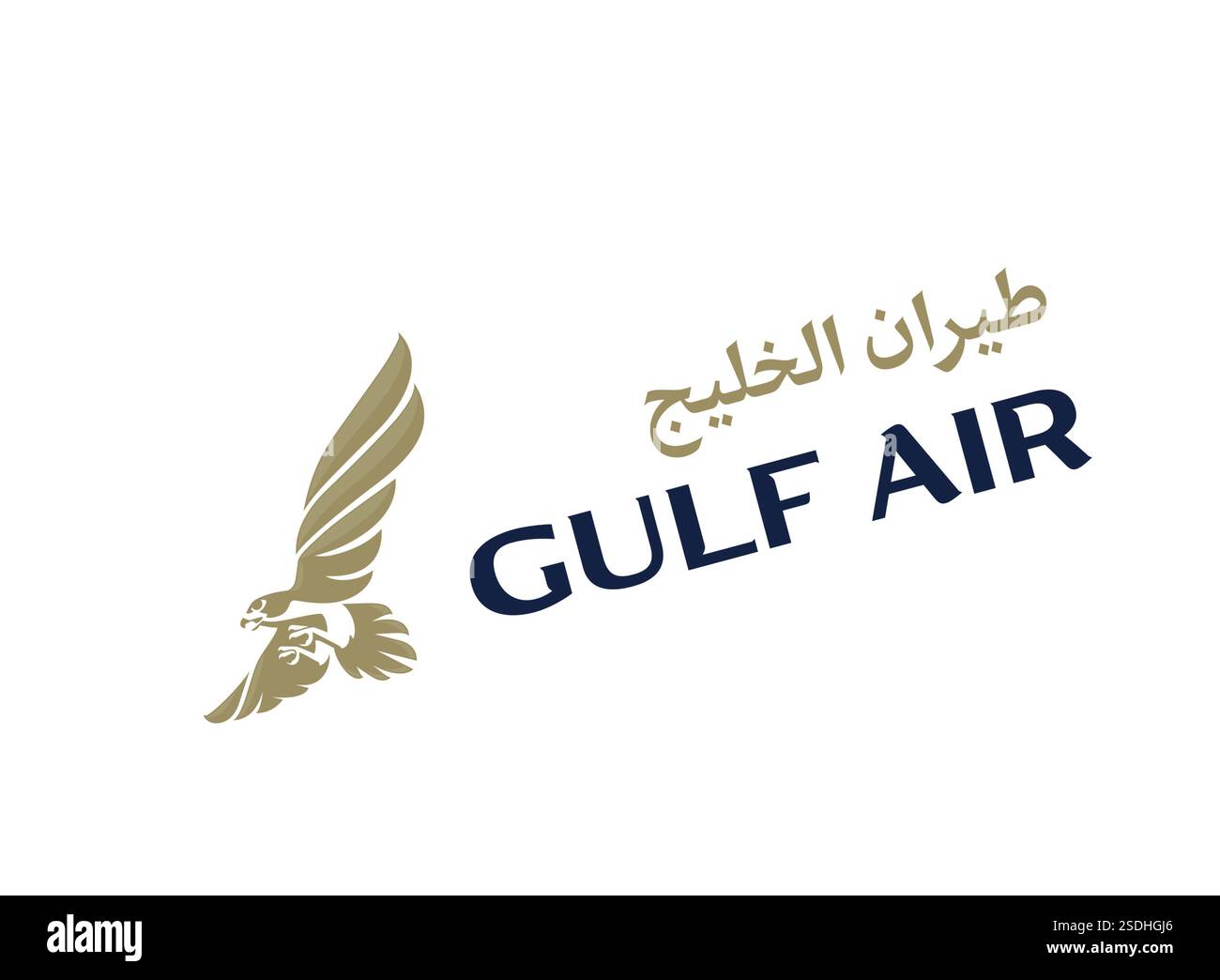 Turned to the left, Gulf Air logo, airline, logo Stock Photo - Alamy