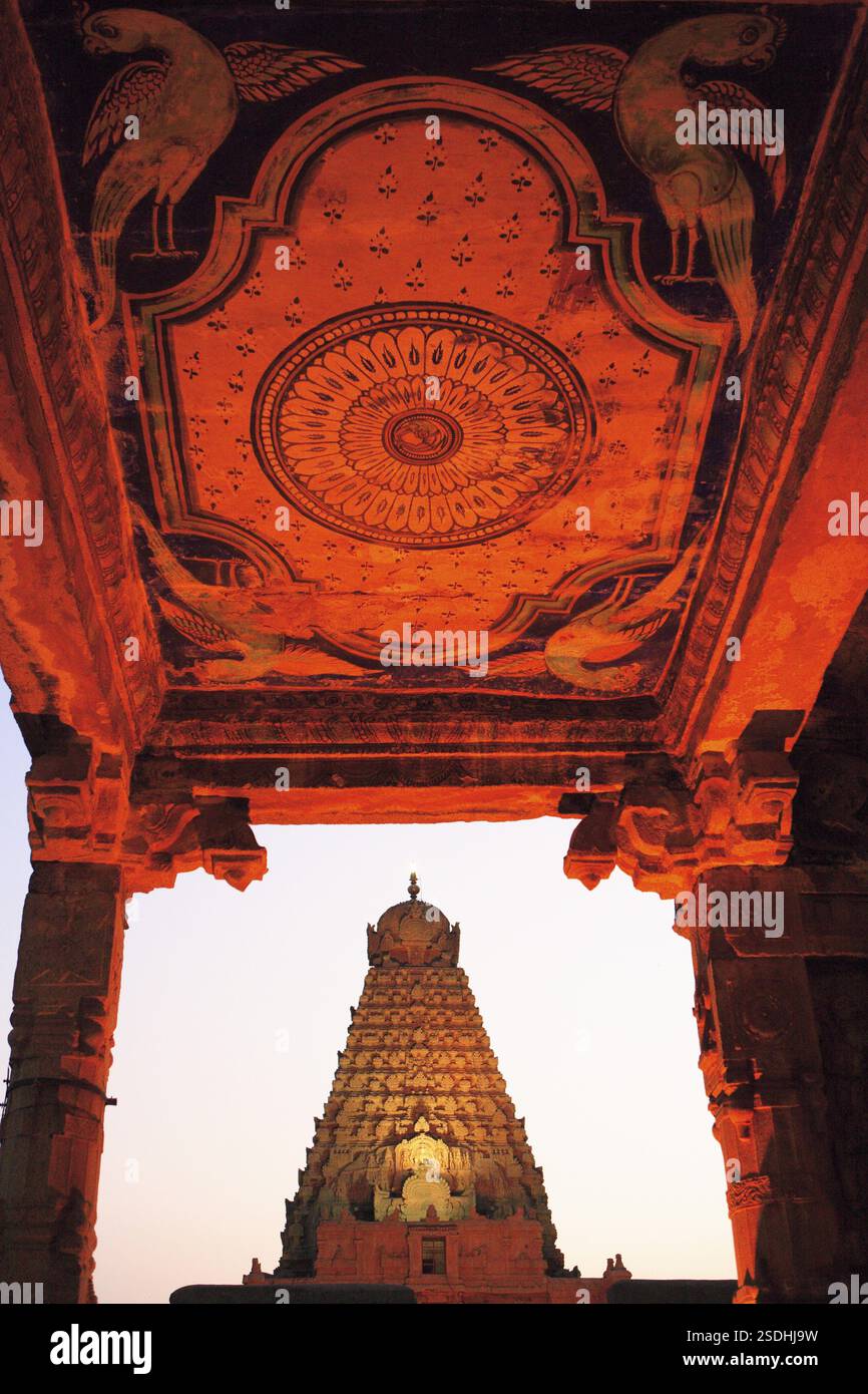 Brihadeshwara temple called Big Temple located head of Kaveri river ...