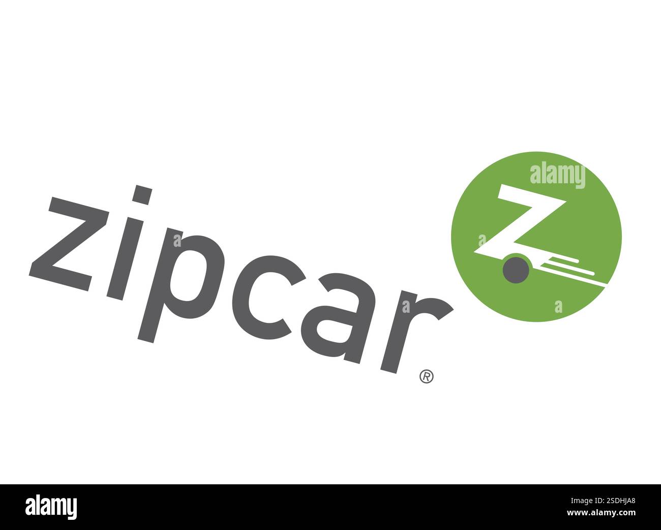 Rotated to right, Zipcar logo, Logo Stock Photo - Alamy
