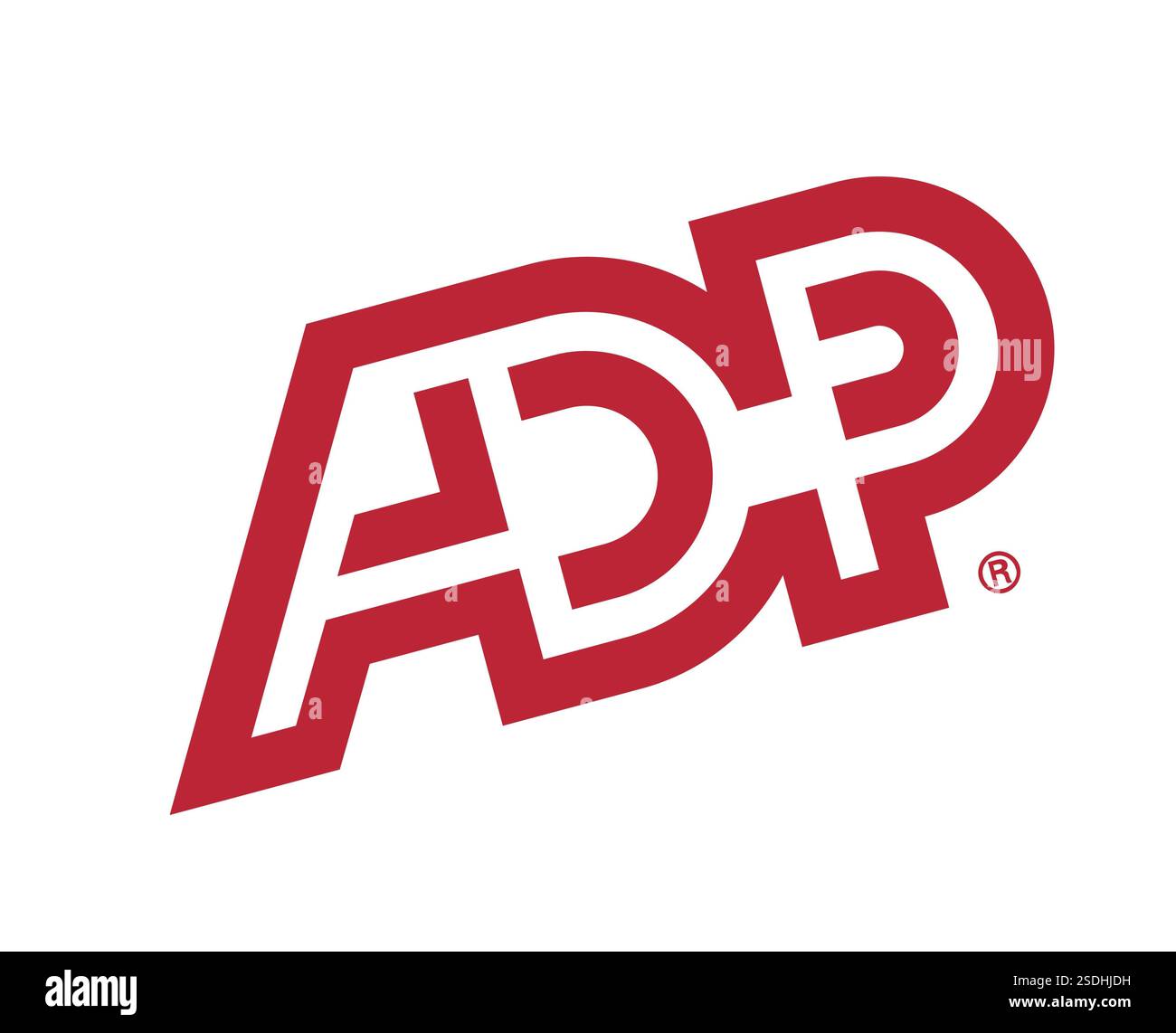 Rotated to left, ADP logo, Organisation, Logo Stock Photo - Alamy