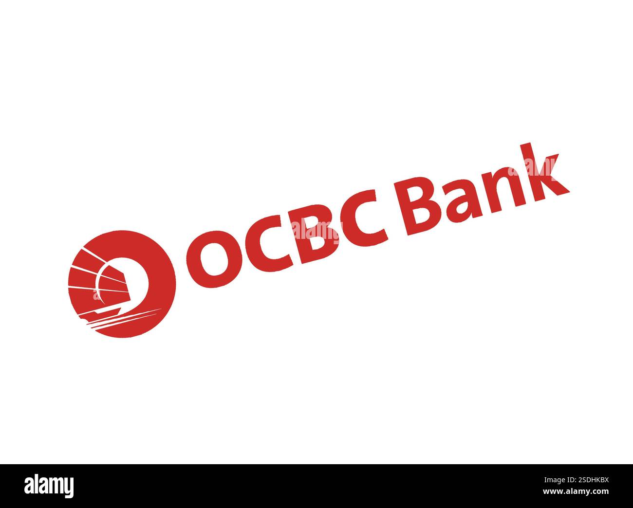Rotated to left, OCBC Bank Logo 1998, Finance, Old Logo from 1998 Stock ...