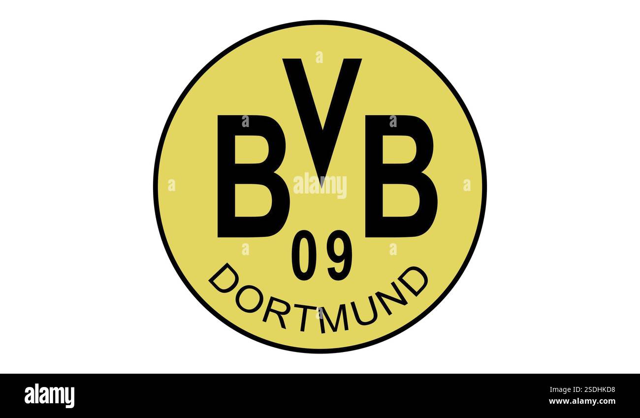 BVB Logo 1945, Soccer, Old Logo from 1945 Stock Photo - Alamy