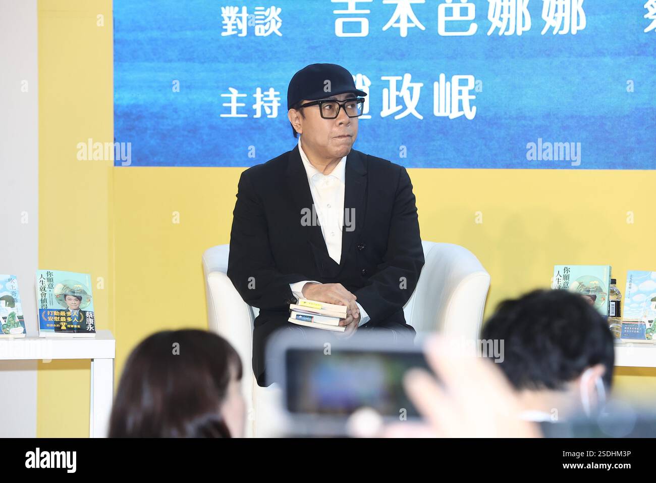 Taiwanese television host and writer Kevin Tsai attends an activity in ...