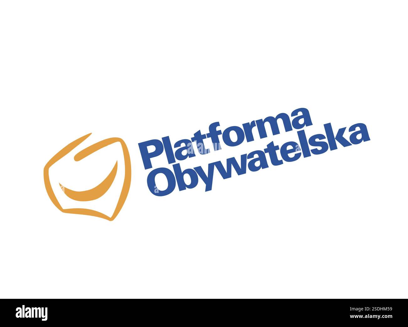 Rotated to left, Platforma Obywatelska Logo, Organisation, Logo Stock ...
