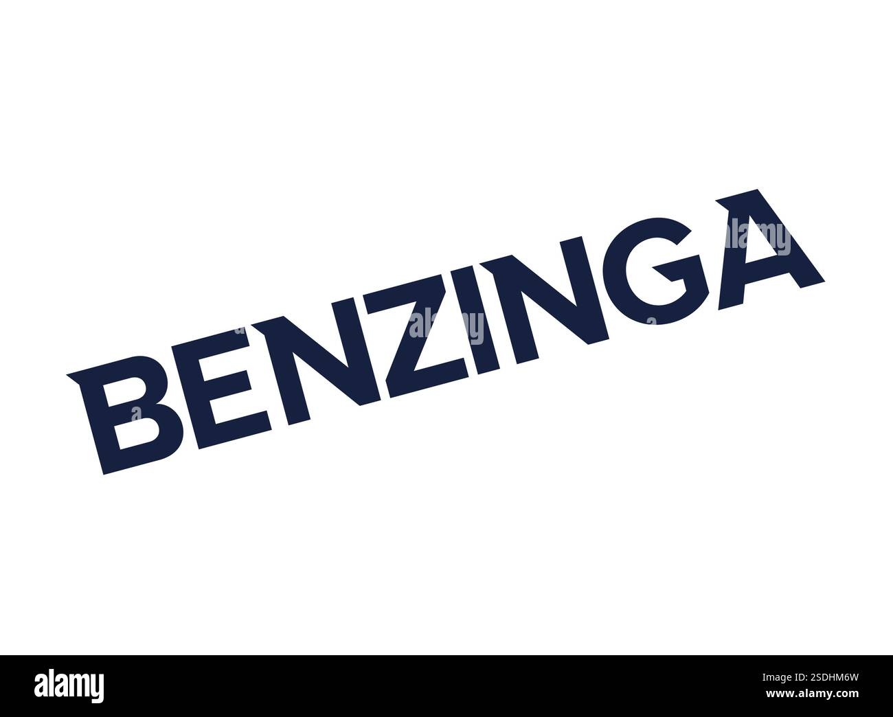 Rotated to left, Benzinga Logo, Media & TV, Logo Stock Photo - Alamy