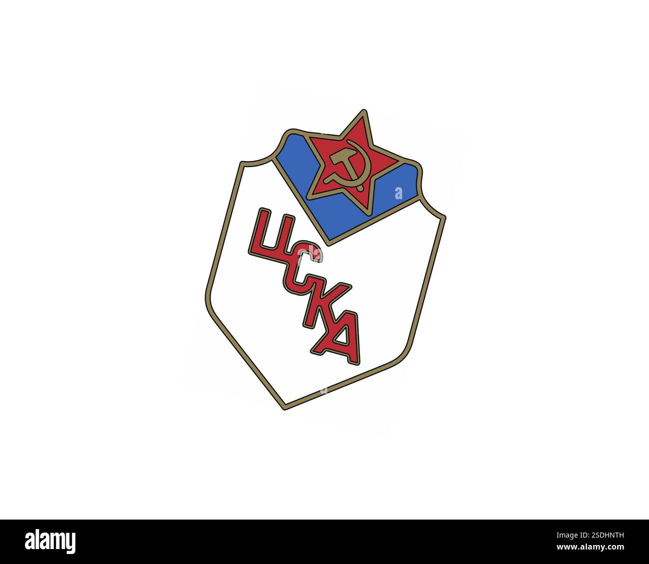 Rotated to right, CSKA Moscow Logo 1960, Soccer, Old Logo from 1960 ...