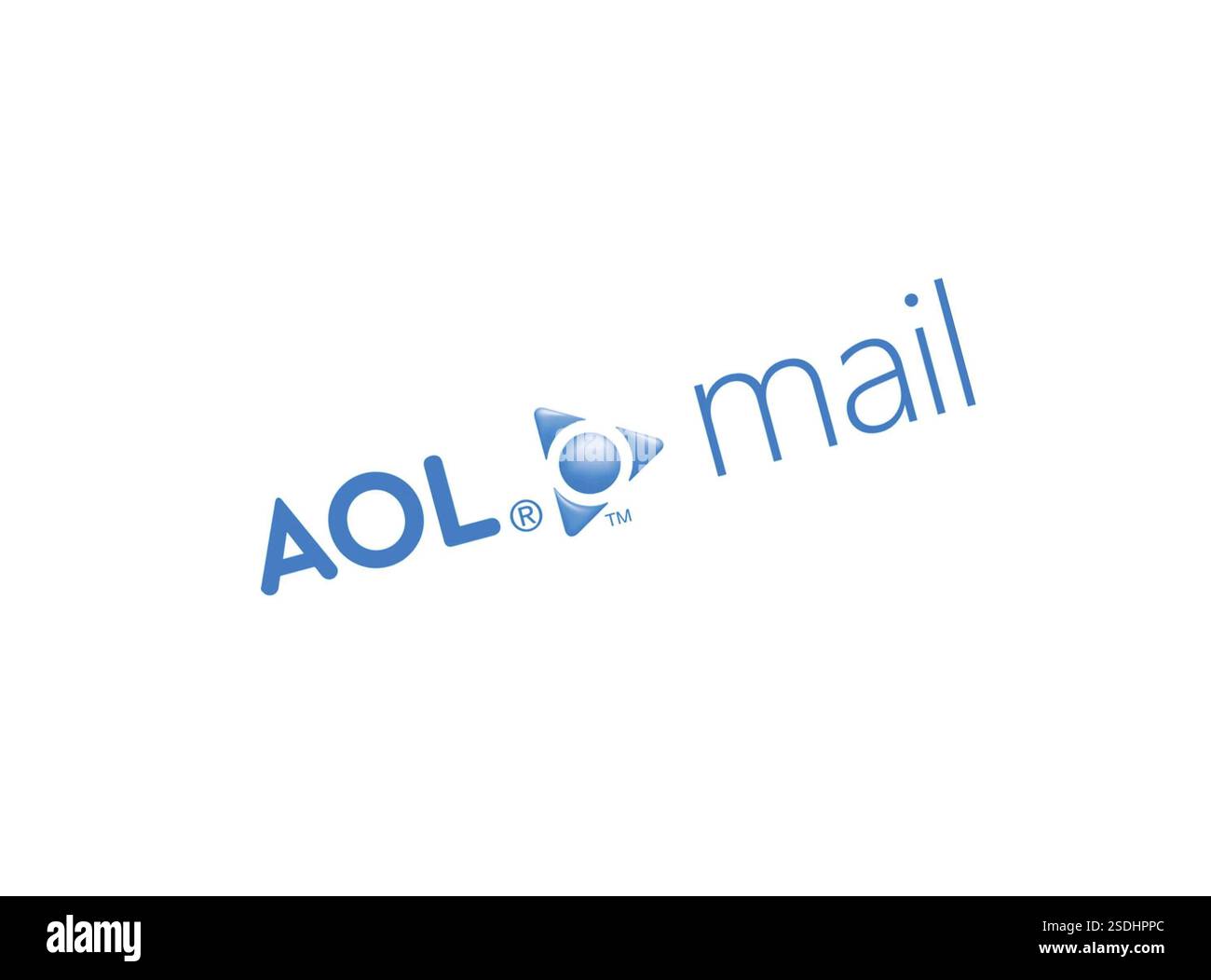 Rotated to left, AOL Mail Logo 2006, Internet, Old Logo from 2006 Stock Photo - Alamy