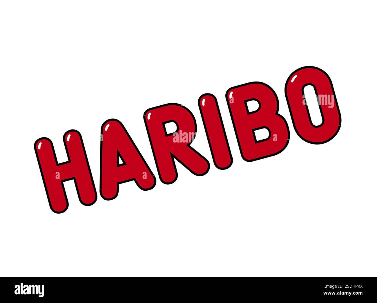 Rotated to left, Haribo Logo 1979, Food, Old Logo from 1979 Stock Photo ...