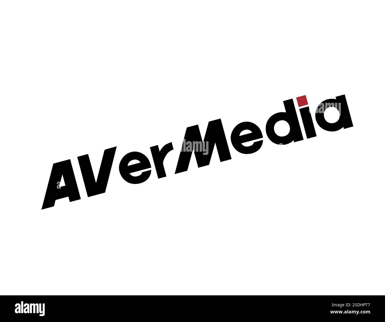 Turned to the left, AVerMedia Logo, Technology, Logo Stock Photo - Alamy