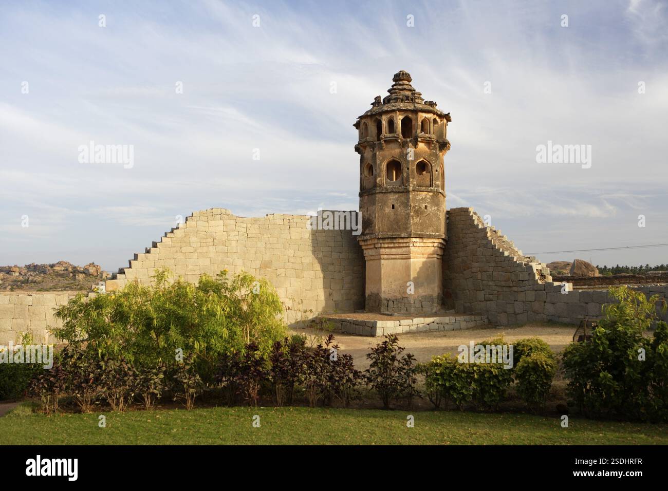Guard Tower in Lotus Mahal, Hampi, Vijayanagar, UNESCO World Heritage ...