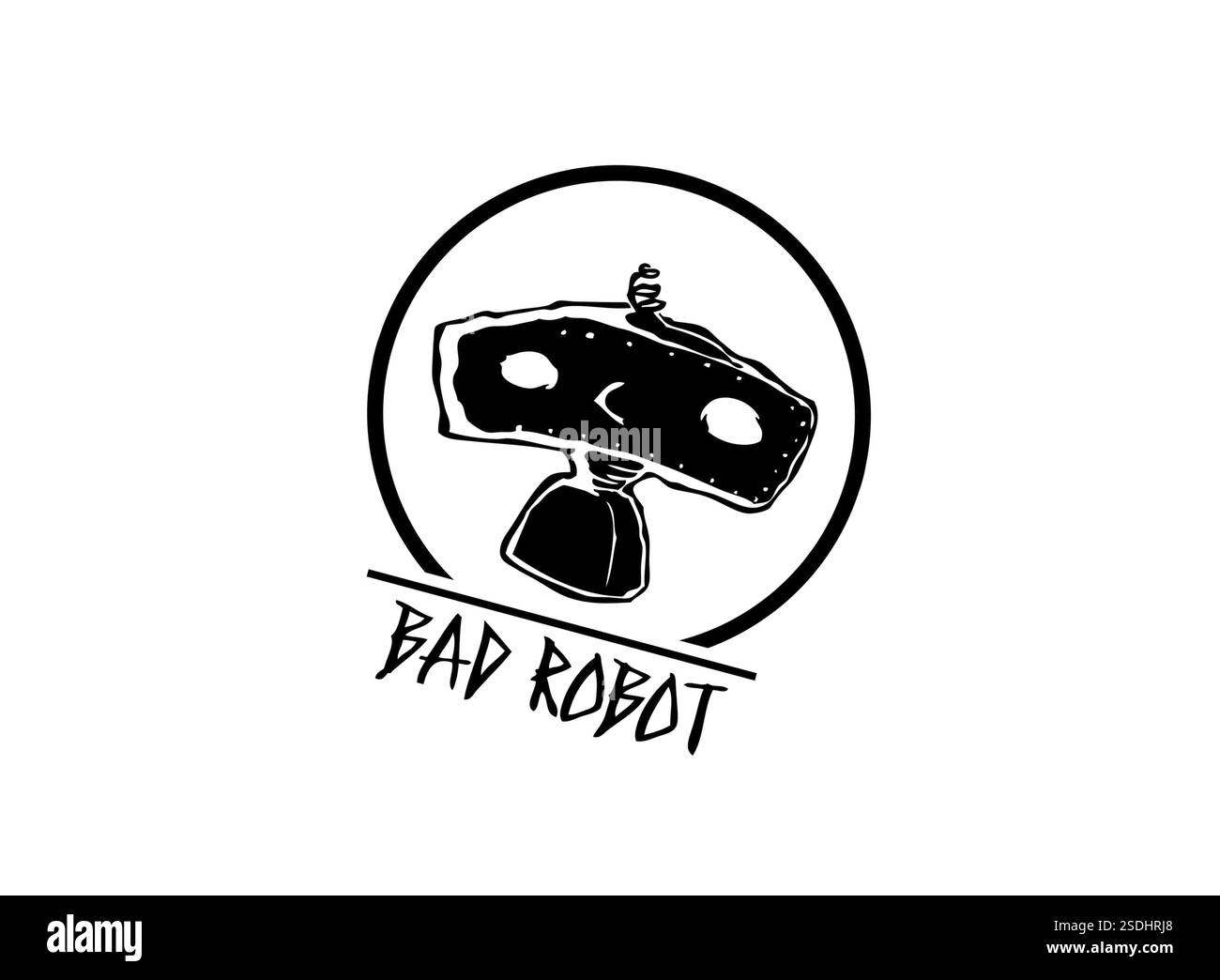 Rotated to right, Bad Robot Productions Logo, Logo Stock Photo - Alamy