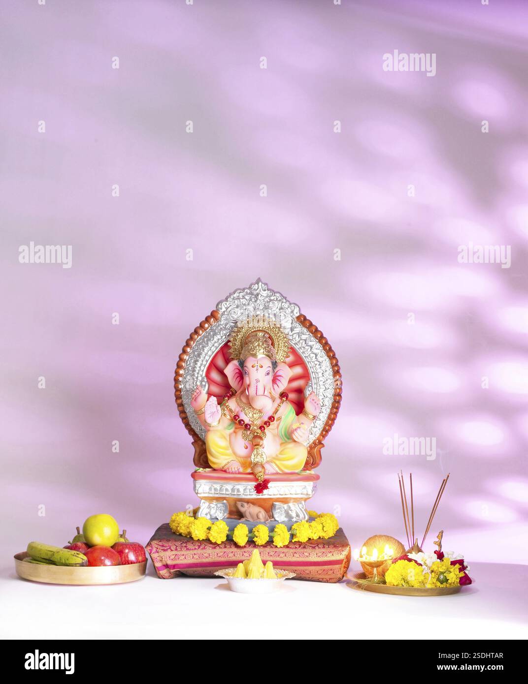 God Ganpati Ganpati creator mounted on big rat on procession of Ganesh ...