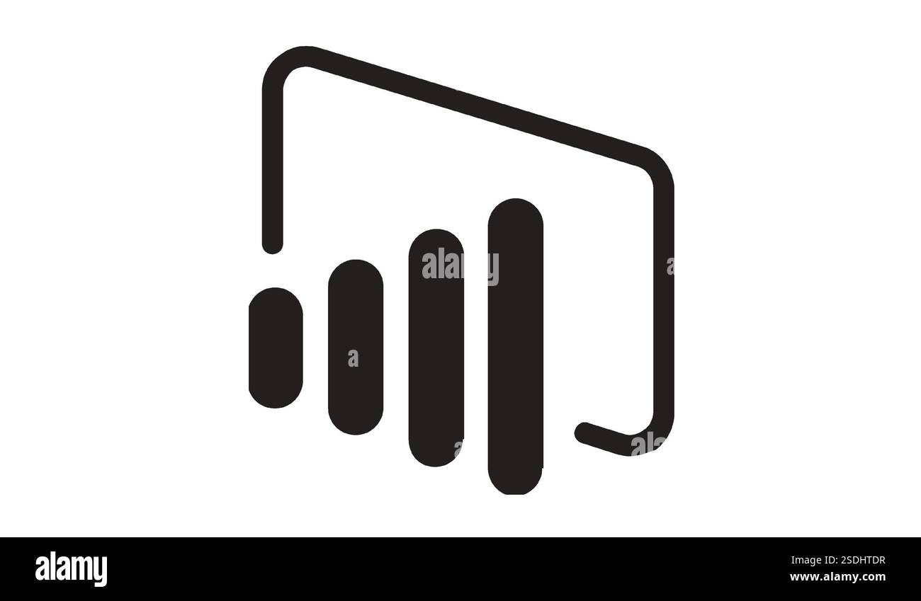 Power BI-Emblem, Software, Logo Stock Photo - Alamy