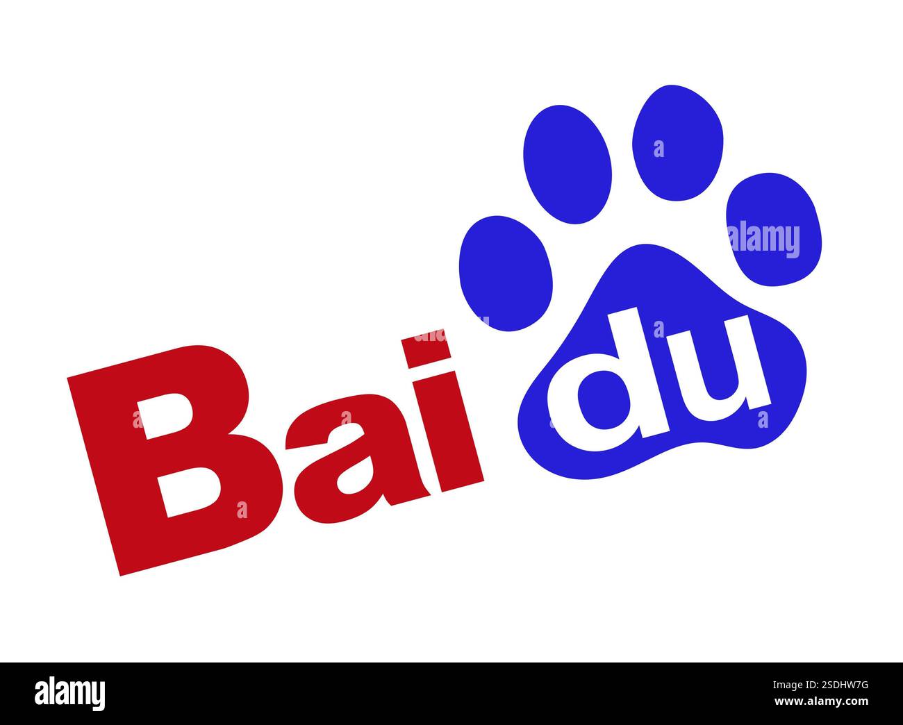 Rotated to left, Baidu Logo 2001, Internet, Old Logo from 2001 Stock ...