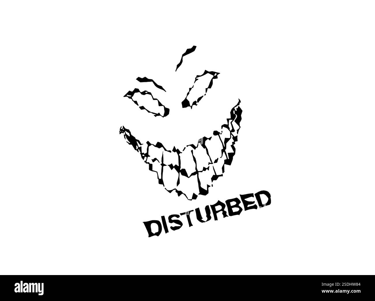 Rotated to left, Disturbed Logo 2000, Music, Old Logo from 2000 Stock ...