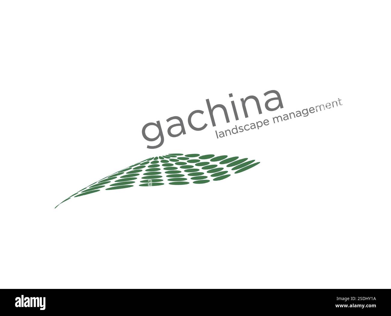 Turned to the left, Gachina Landscape Management Logo, Logo Stock Photo ...
