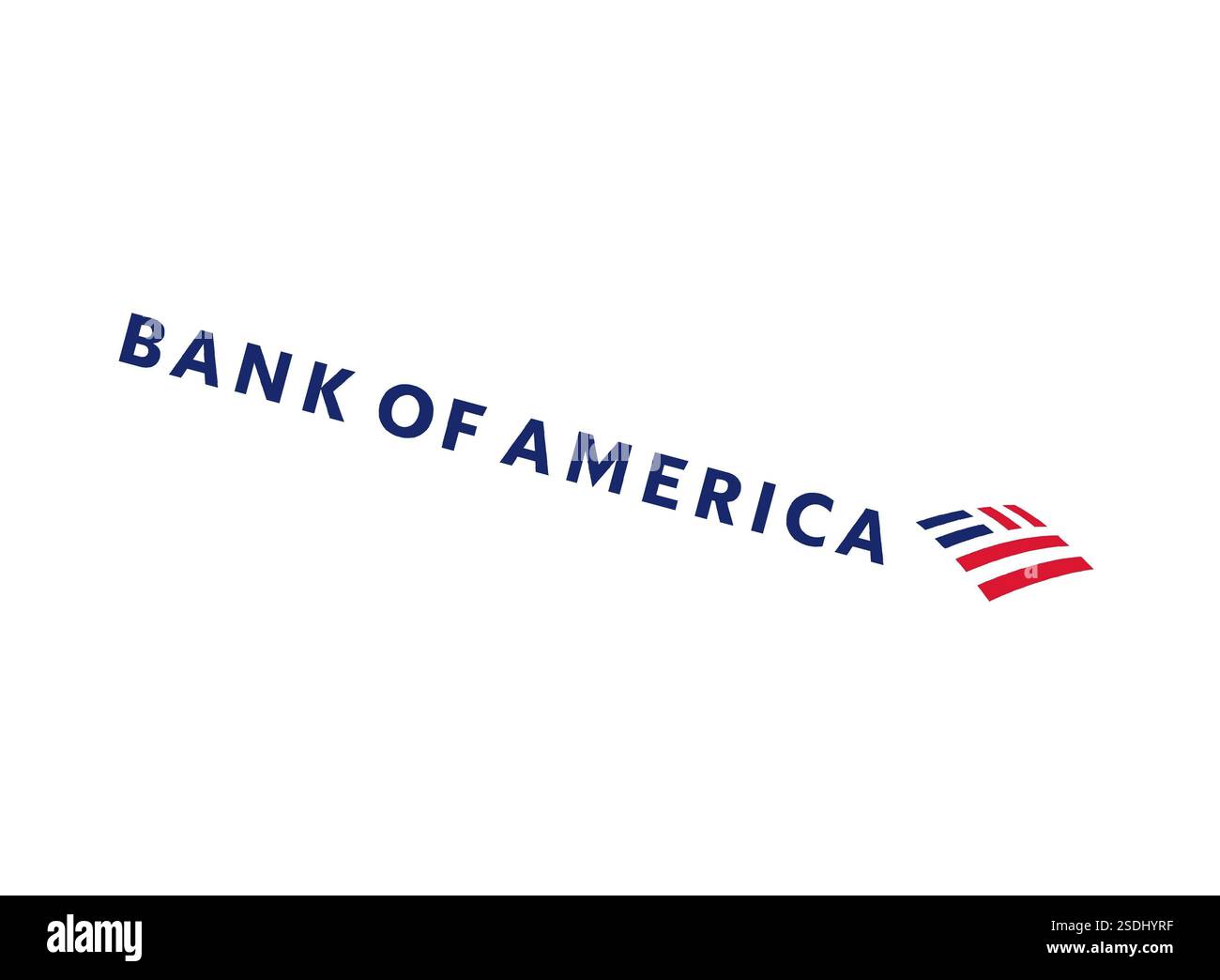 Rotated to right, Bank of America Logo, Finance, Logo Stock Photo - Alamy